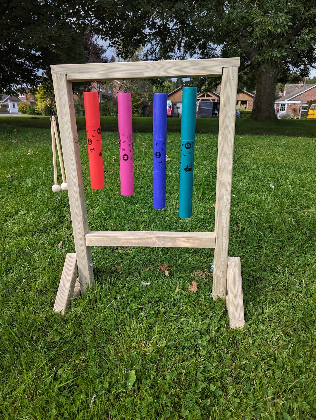 Wooden Boom Whacker Frame, Early Years/sensory/child Minders/pre ...