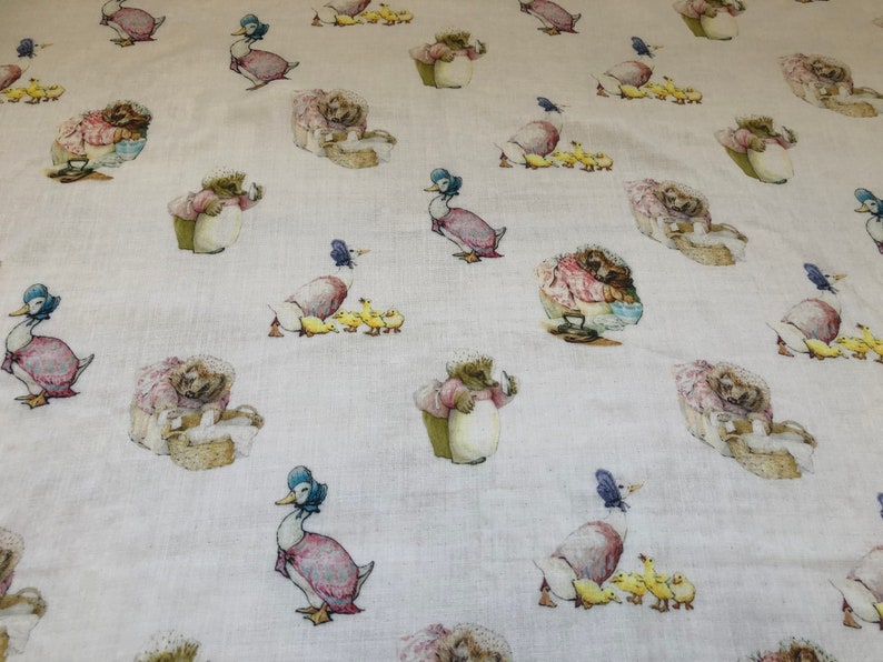 Miss Tiggy Winkle and Jemima Puddle Duck Muslin - Etsy UK