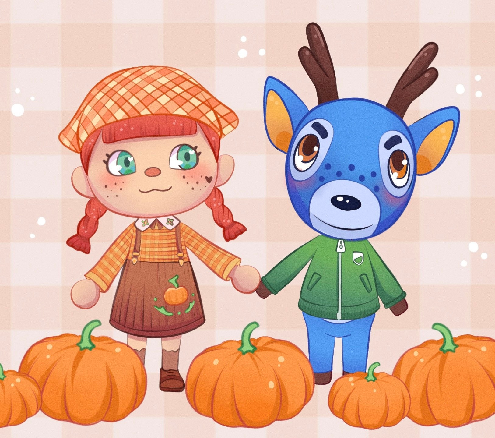 Animal Crossing Character Portrait | Commission Illustration | ACNH ...