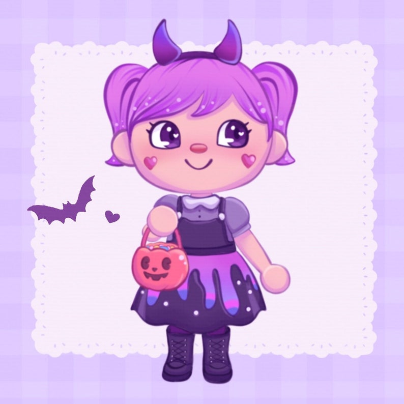 Animal Crossing Character Portrait | Commission Illustration | ACNH ...