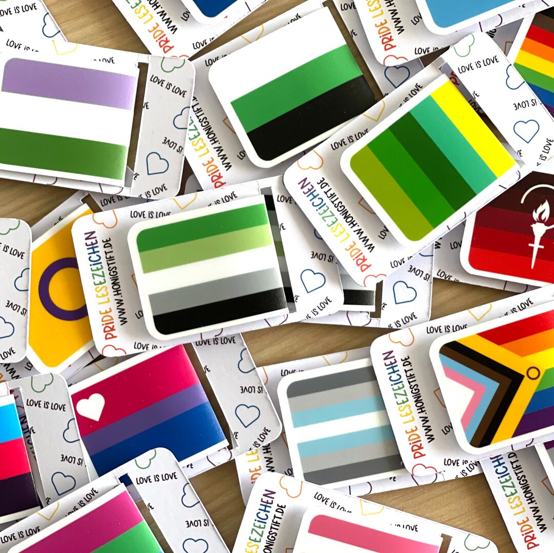 Pride Flag Magnetic Bookmarks, LGBTQIA Community Bookmarks, 28 ...