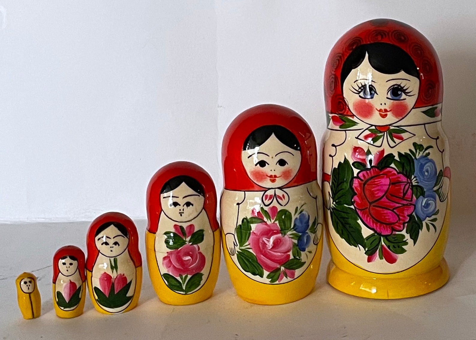 Semyonov 6 Pieces Nesting Doll /original Nesting Set/babushka 6 Dolls ...