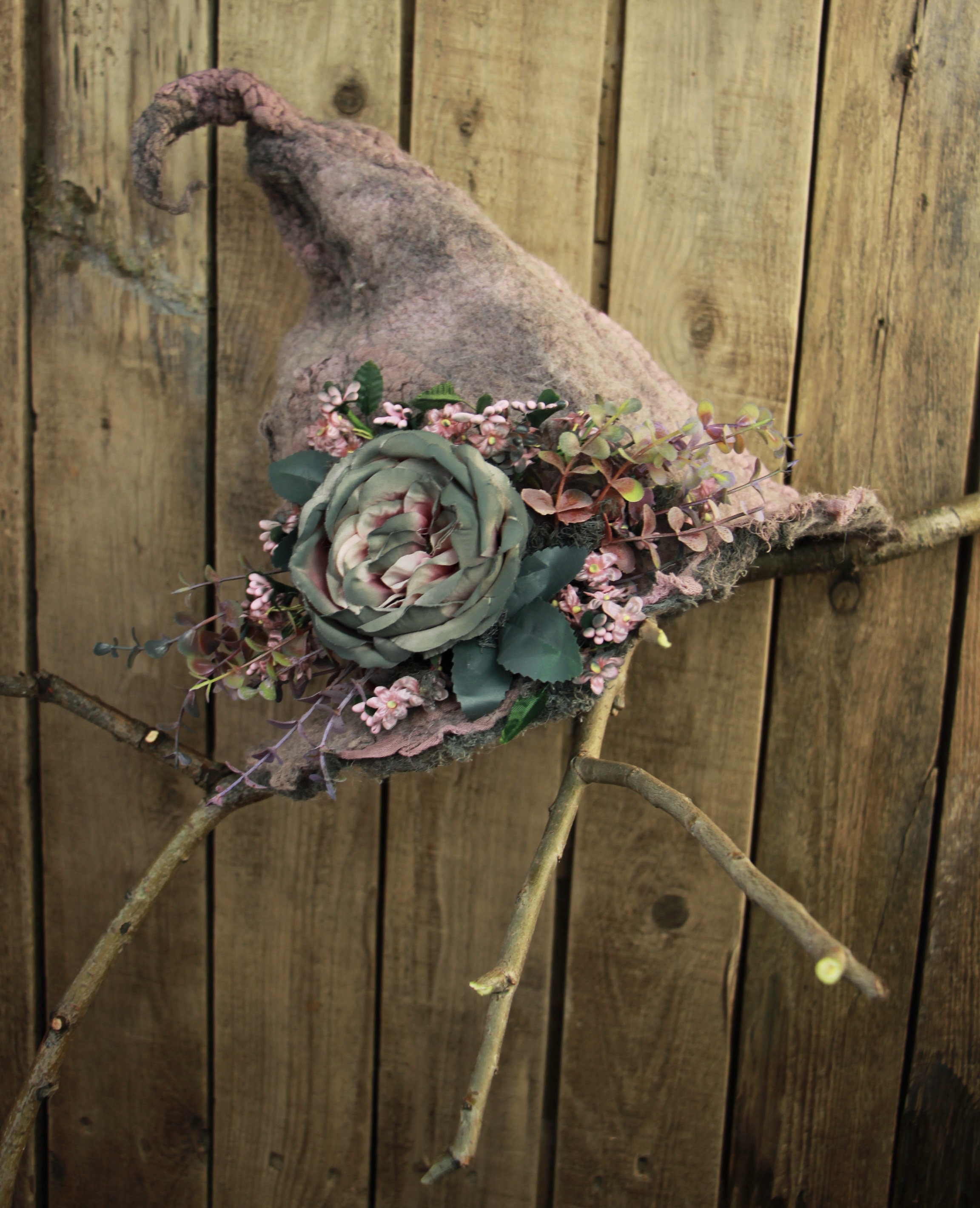 Witch Hat Wizard Magic Hat Floral Witch Hat Witch Costume - Etsy