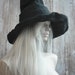 Witch Hat Wizard Magic Hat Art to Wear Clothing Handmade Altered ...
