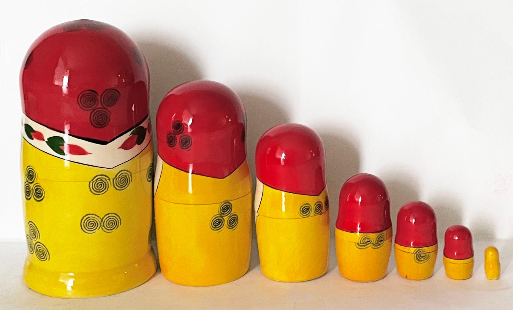 Semyonov 7 Pieces Nesting Doll /original Nesting Set/babushka 7 Dolls ...