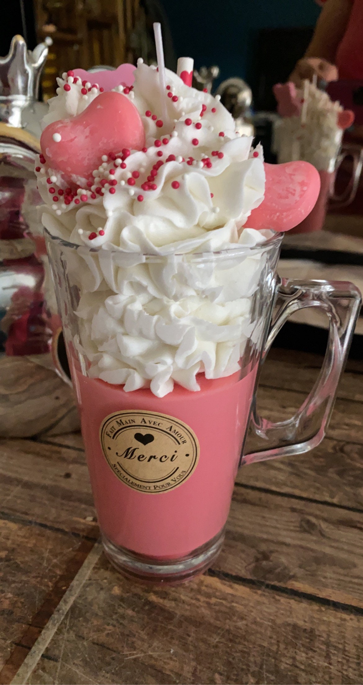 Bougie Milkshake - Etsy France