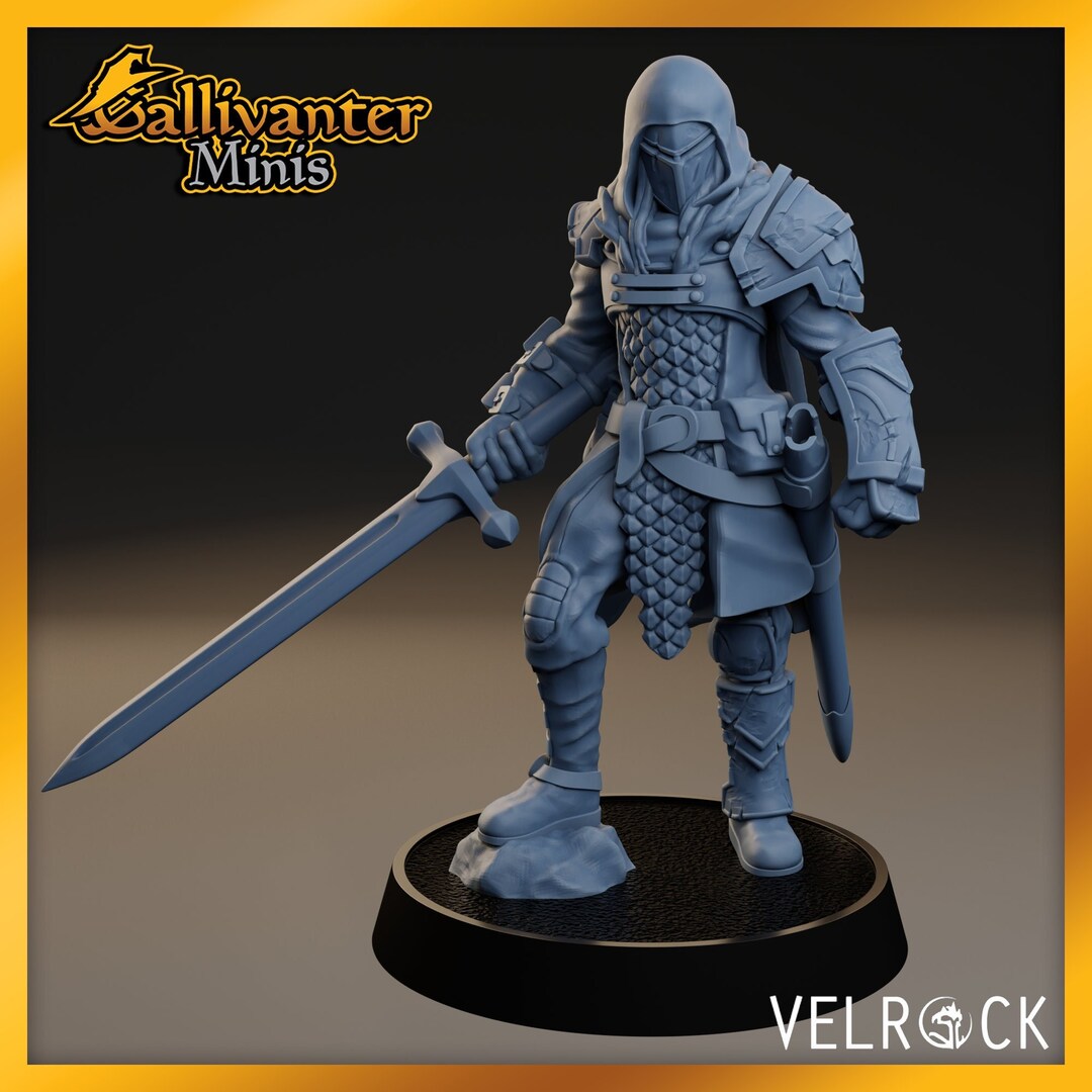 Weary Knight Velrock Art Miniatures: Tundra Adventurers Vol.1 28mm 32mm ...