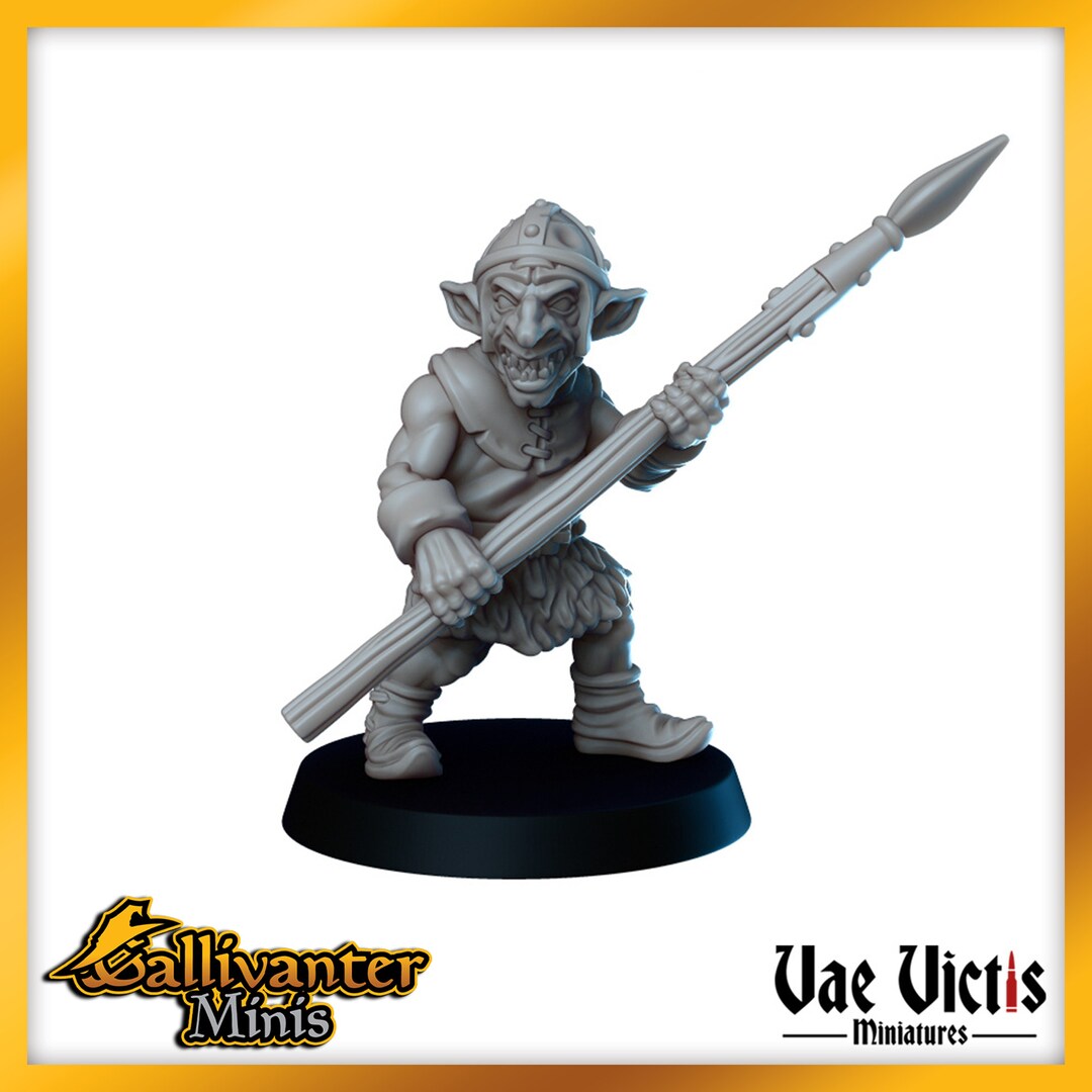 Goblin Lancer Vae Victis Miniatures: Goblin Ambush 28mm 32mm 35mm 40mm ...