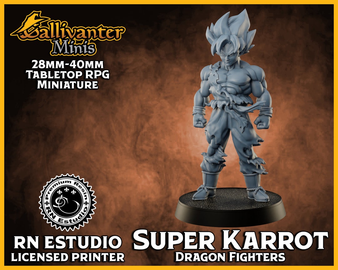 Super Karrot RN Estudio Dragon Fighters 28mm 32mm 36mm - Etsy