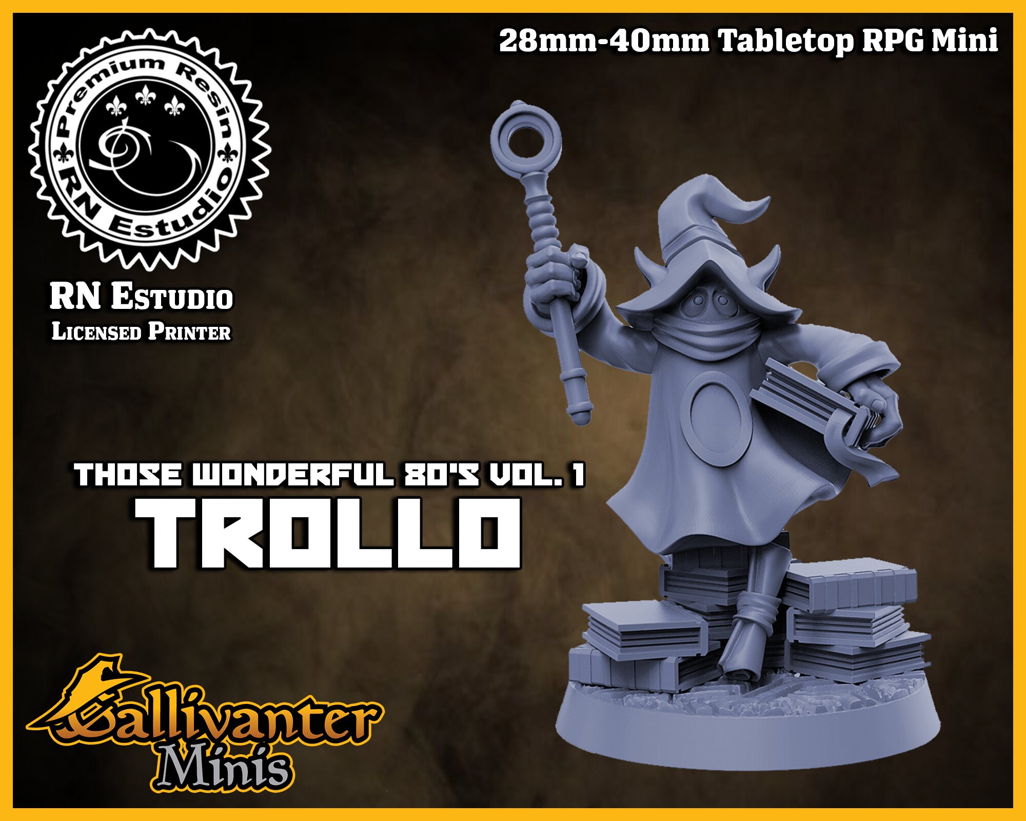 Trollo Bumbling Wizard RN Estudio Those Wonderful 80s Vol. - Etsy