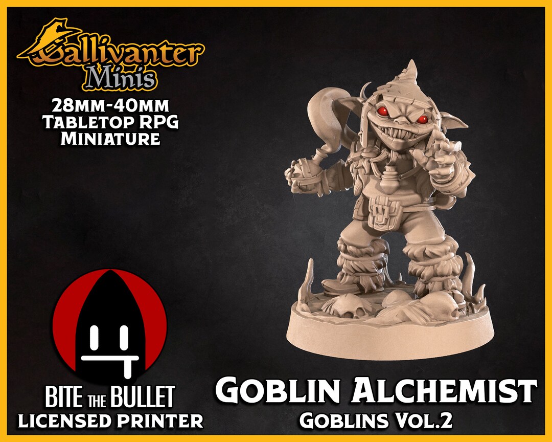 Goblin Alchemist Bite the Bullet: Goblins Vol.02 28mm 32mm 35mm 40mm ...