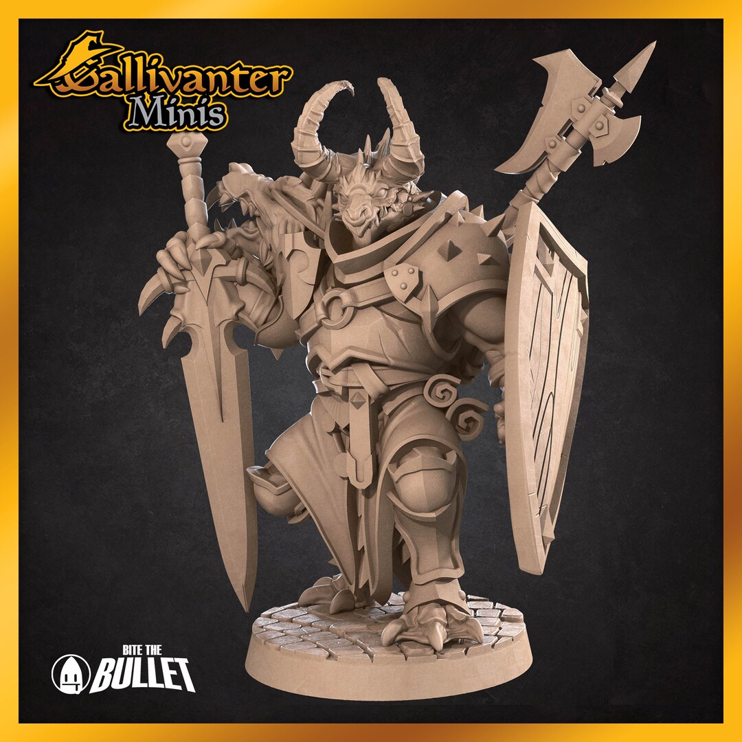 Dragonborn Fighter Bite the Bullet: Dragonborn Vol.02 28mm 32mm 35mm ...