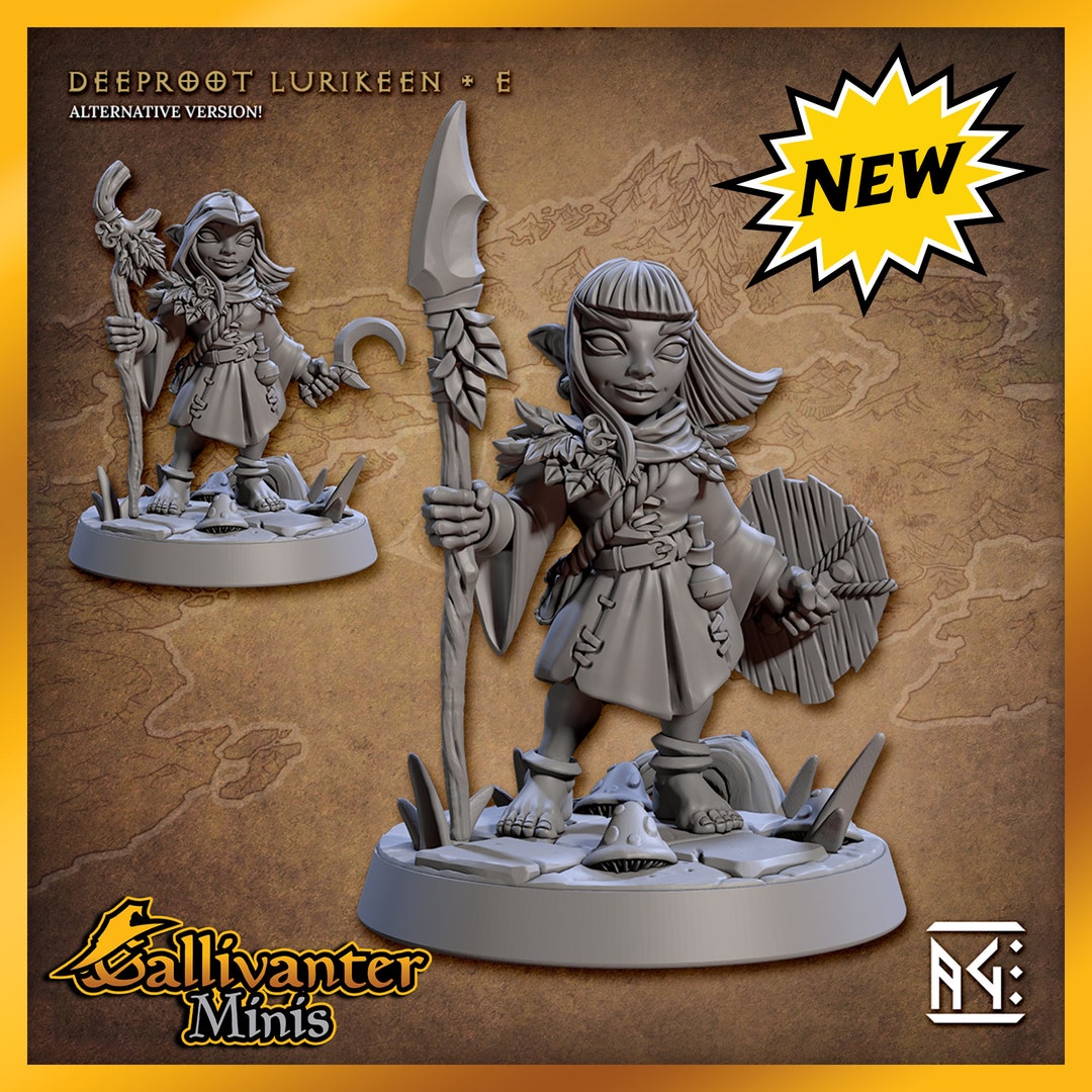 Lurikeen E, Halfing Gnome Ranger Druid Artisan Guild: Vol.61 Deeproot ...