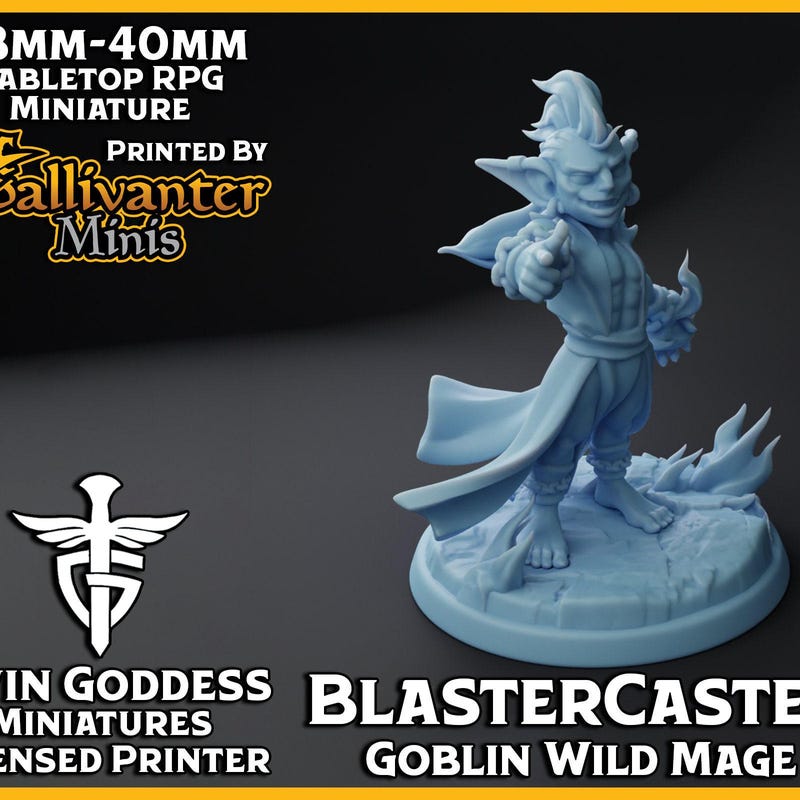 Wild Mage Miniature - Etsy