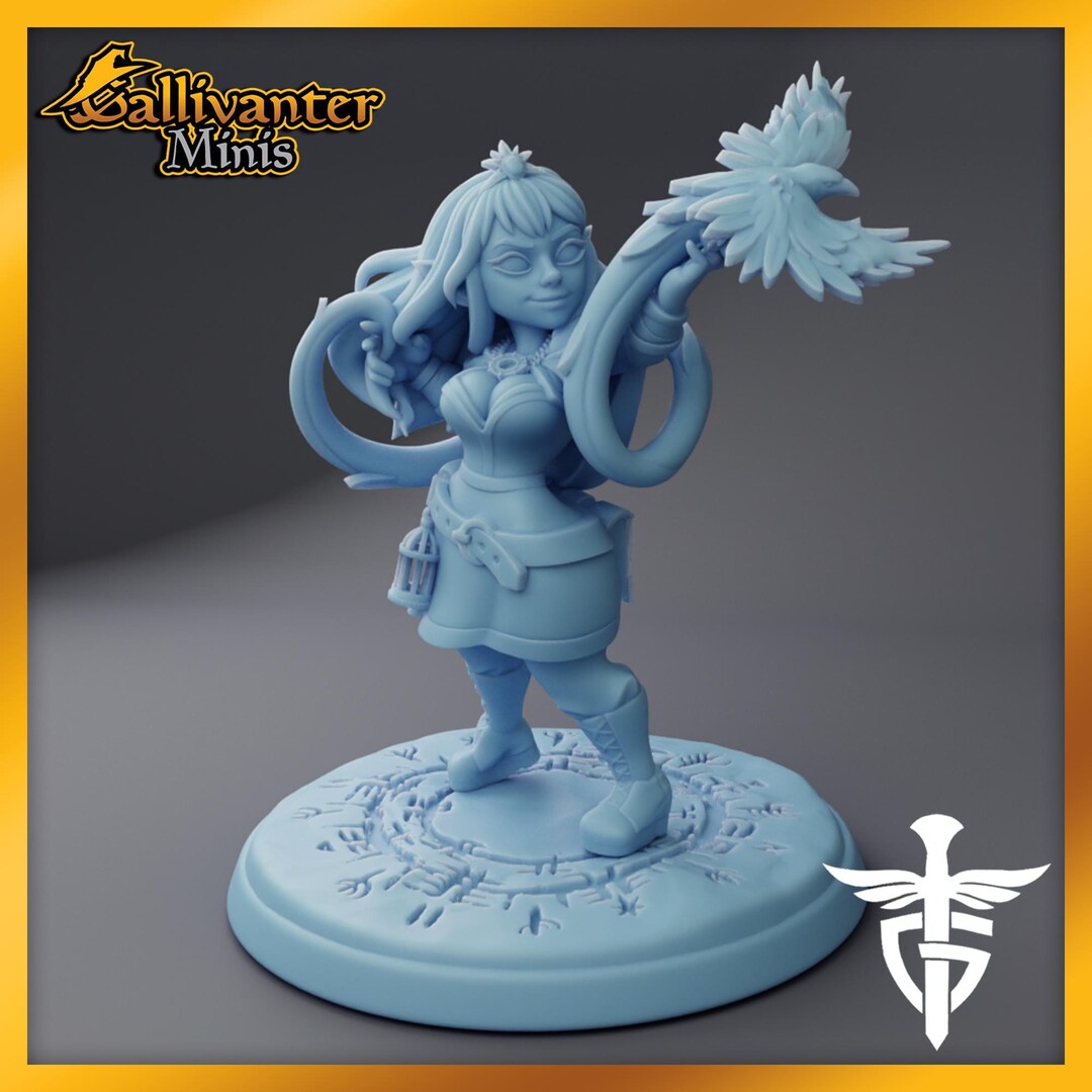 Hadrey, the Halfling Warlock | Twin Goddess Miniatures: February 2025 ...