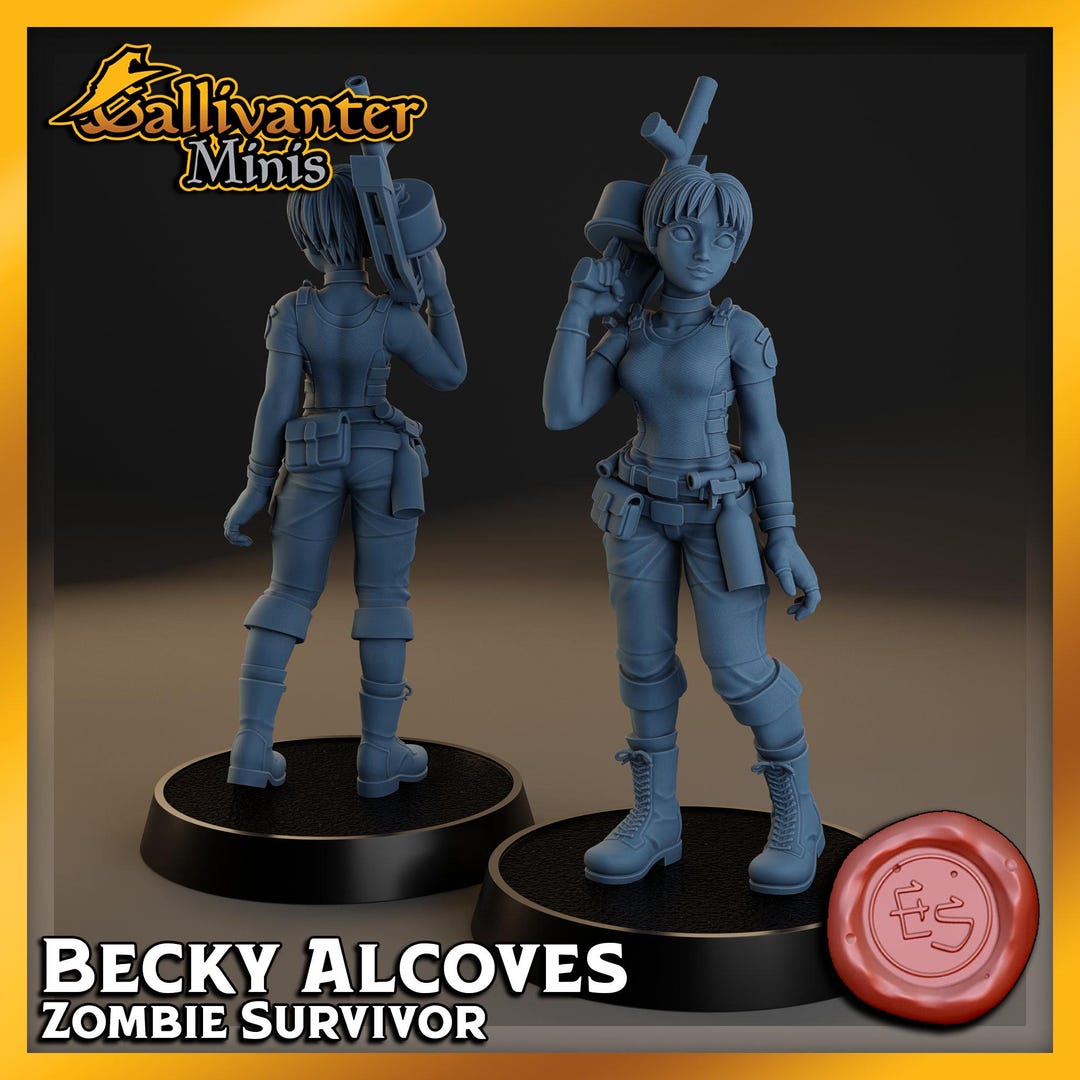 Becky Alcoves, the Zombie Survivor | Ethan Savage Studios: Retro Gaming ...