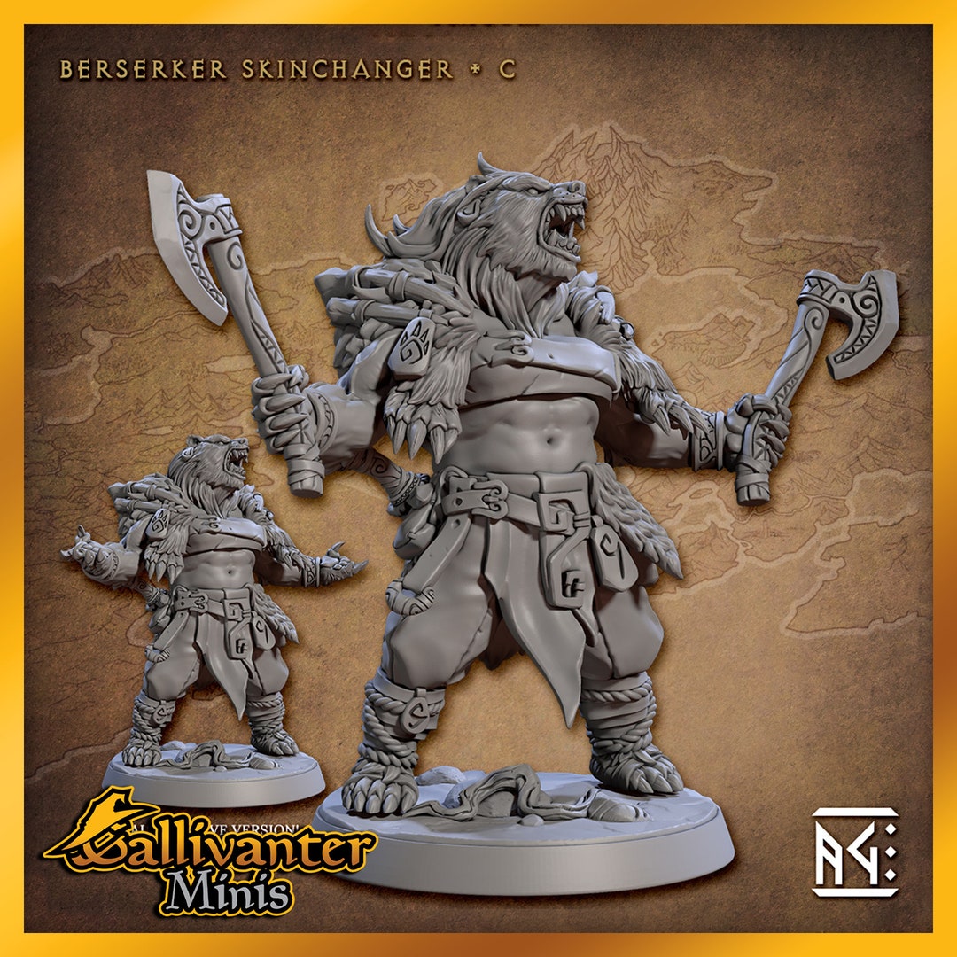 Skinchanger C, Female Berserker Shapeshifter Artisan Guild: Vol.53 Skutagaard Northmen Saga II ...