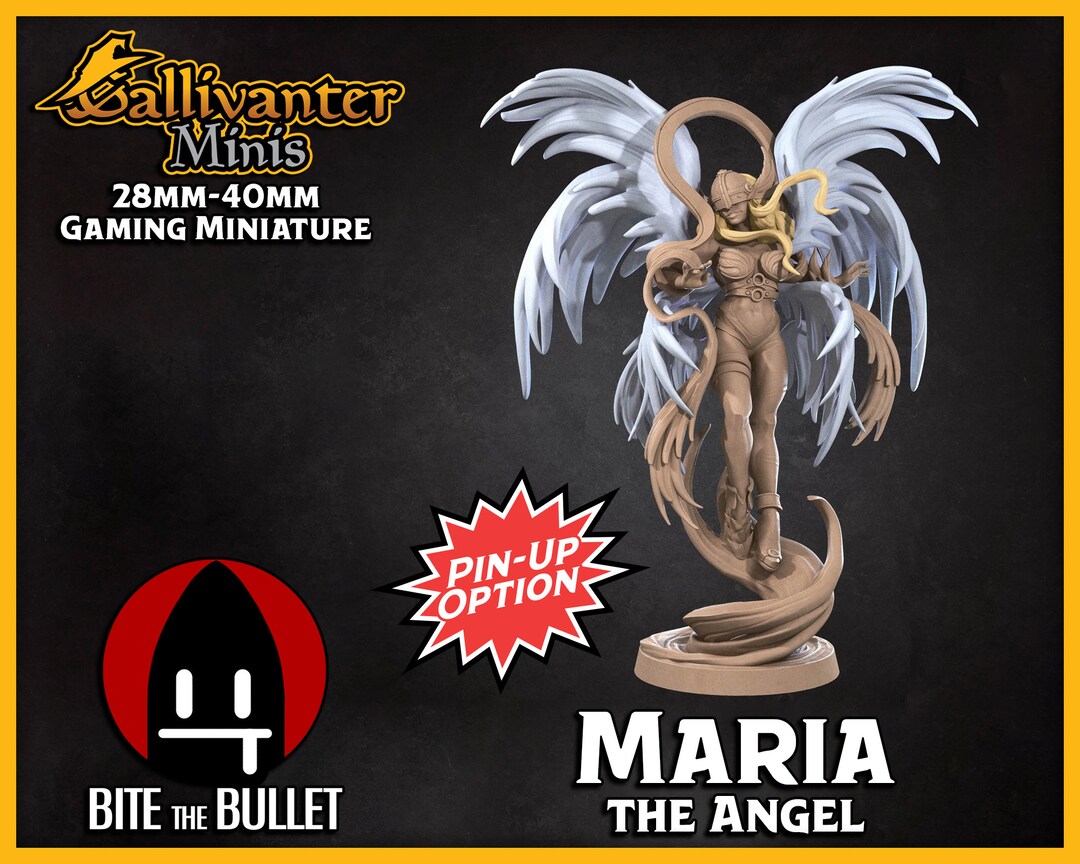 Maria, the Angel W/ Pin-up Option Bite the Bullet: Bullet Hell Angels ...