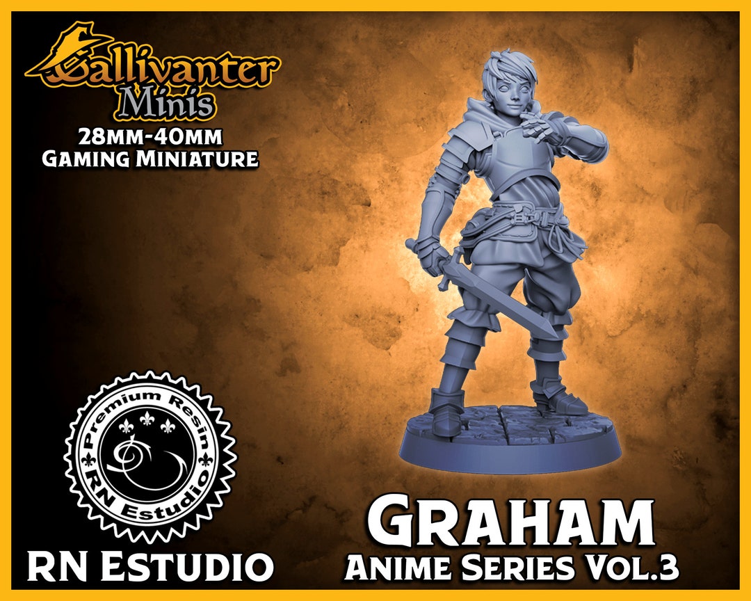 Graham, the Swordsman RN Estudio: Anime Series Vol.3 28mm 32mm 35mm ...