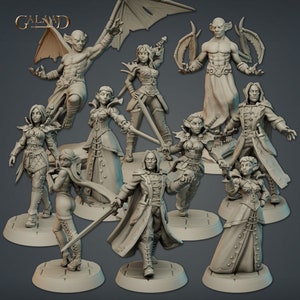 Vampire Pin-up A Galaad Miniatures: October Vampires 28mm 32mm 35mm ...