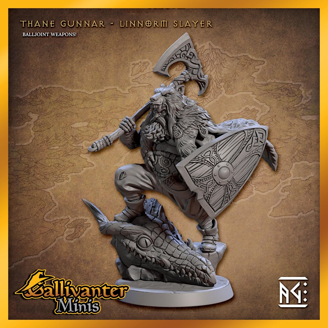Thane Gunnar Vinteraxe, Slayer of the Linnorm | Artisan Guild: Vol.52 ...