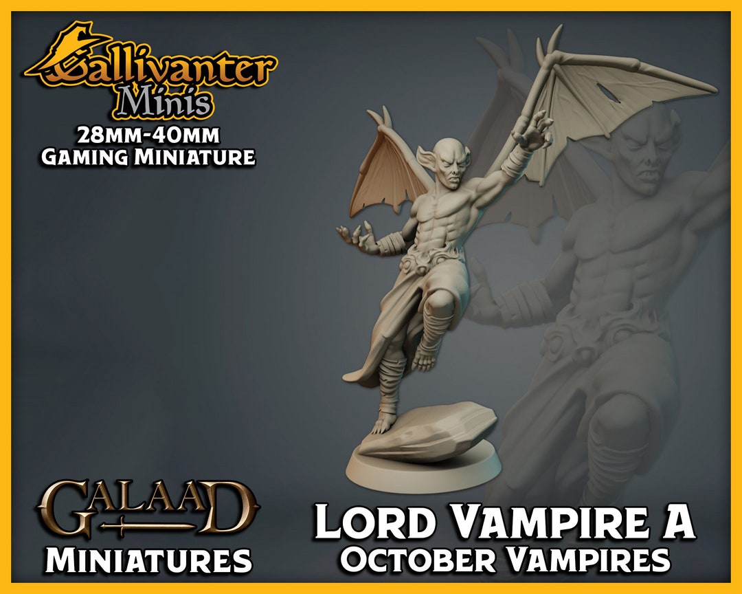 Lord Vampire A Galaad Miniatures: October Vampires 28mm 32mm 35mm 40mm ...