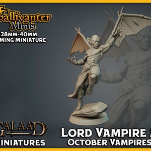 Lord Vampire A Galaad Miniatures: October Vampires 28mm 32mm 35mm 40mm ...