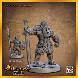 Northman Huskarl B Artisan Guild: Vol.52 Skutagaard Northmen Saga 28mm ...