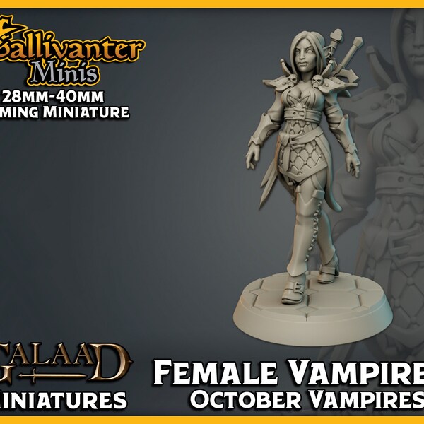 Vampire Female Figurine - Etsy