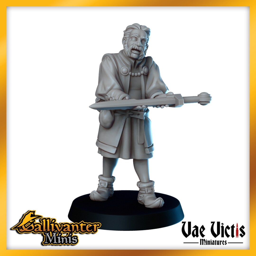 Human Merchant, Male Shopkeeper Villager Vae Victis Miniatures: the ...
