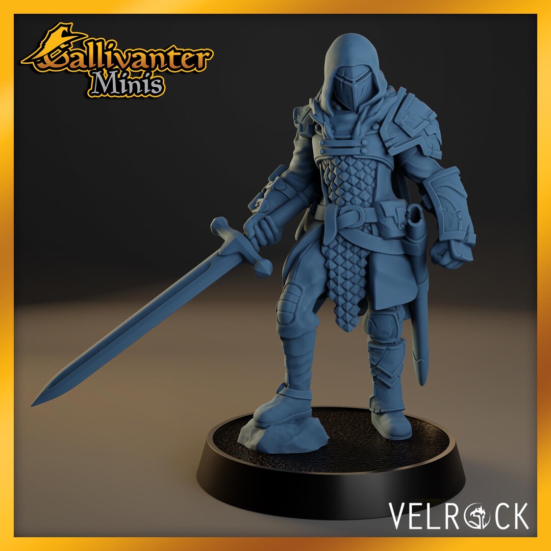 Weary Knight Velrock Art Miniatures: Tundra Adventurers Vol.1 28mm 32mm ...