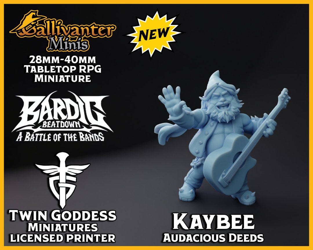 Kaybee Gnome Singer of Audacious Deeds Twin Goddess - Etsy