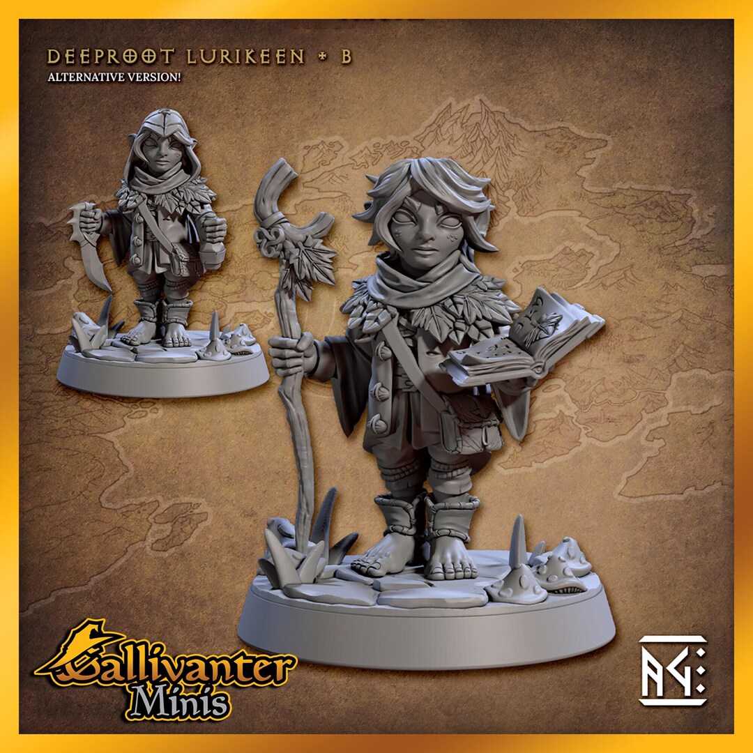 Lurikeen B, Halfing Gnome Ranger Druid | Artisan Guild: Vol.61 Deeproot ...