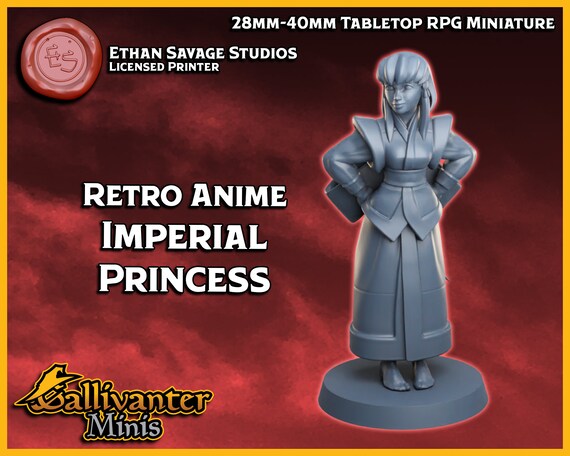 Imperial Princess Ethan Savage Studios Classic Anime 28mm - Etsy