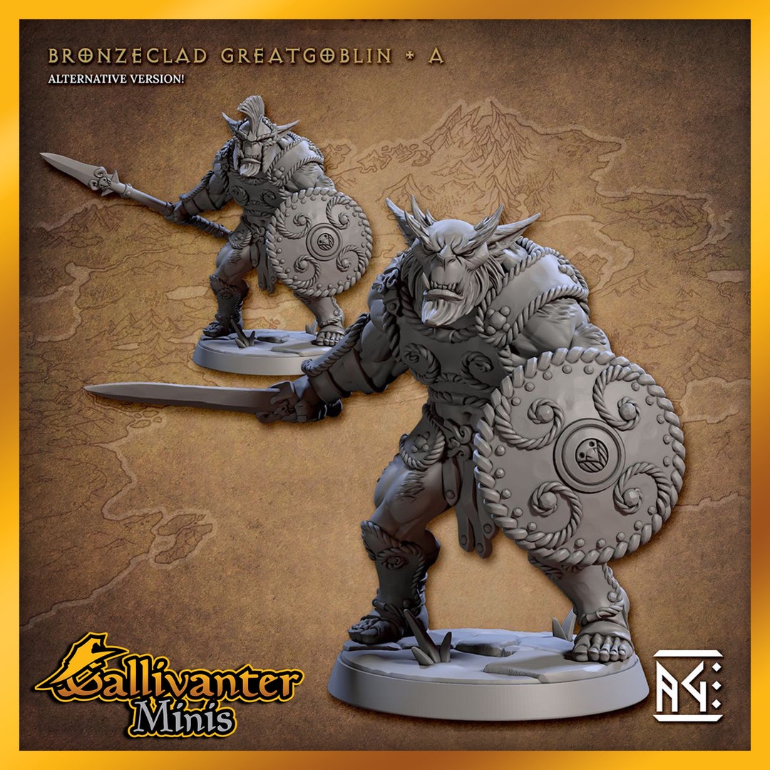 Bugbear Fighter A, Sword/spear & Shield Artisan Guild: Vol.54 ...