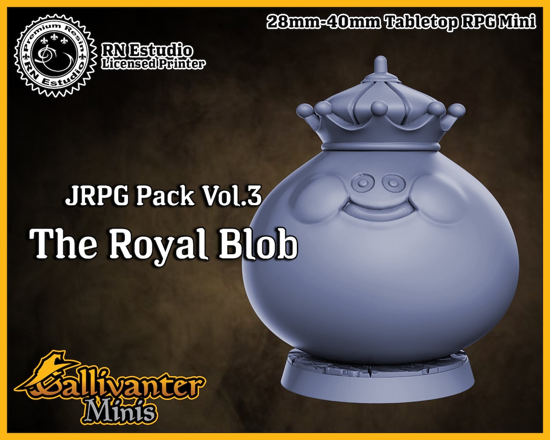 The Royal Blob RN Estudio JRPG Pack 3 28mm 32mm 35mm 40mm Dnd ...