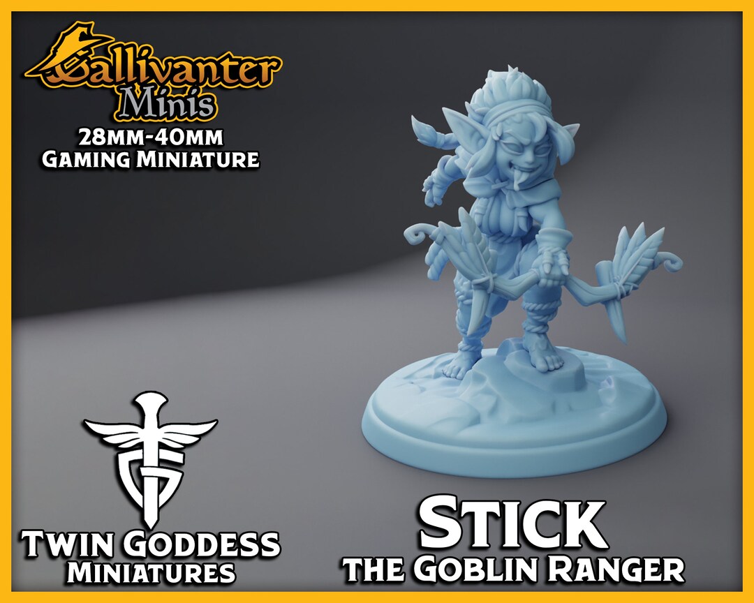 Stick, the Goblin Ranger Twin Goddess Miniatures: Goblin Takeover Vol.2 ...