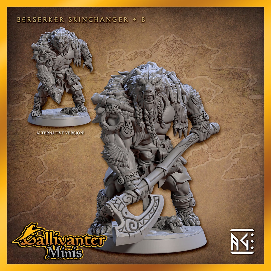 Skinchanger B, Male Berserker Shapeshifter Artisan Guild: Vol.53 ...