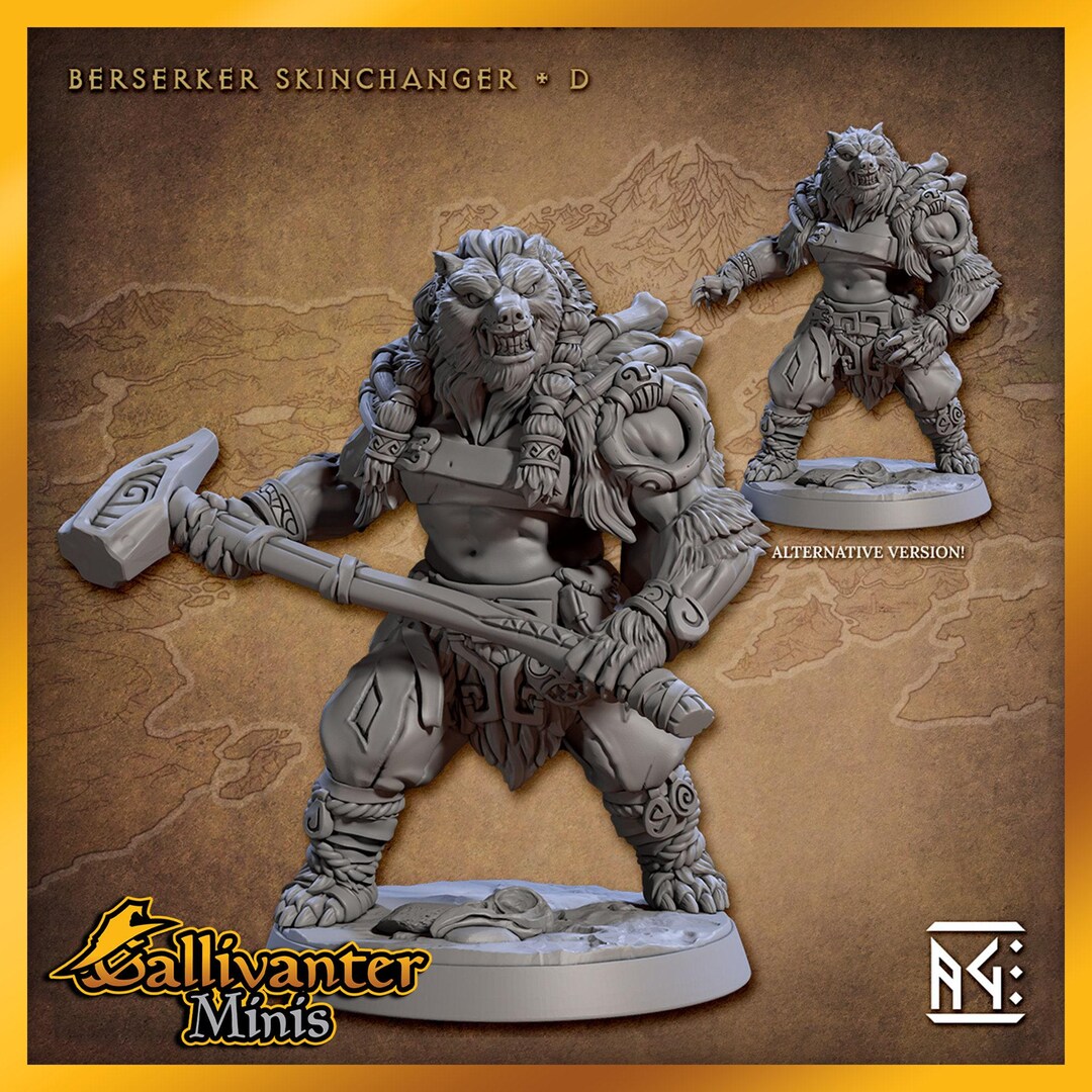 Skinchanger D, Female Berserker Shapeshifter | Artisan Guild: Vol.53 Skutagaard Northmen Saga II ...
