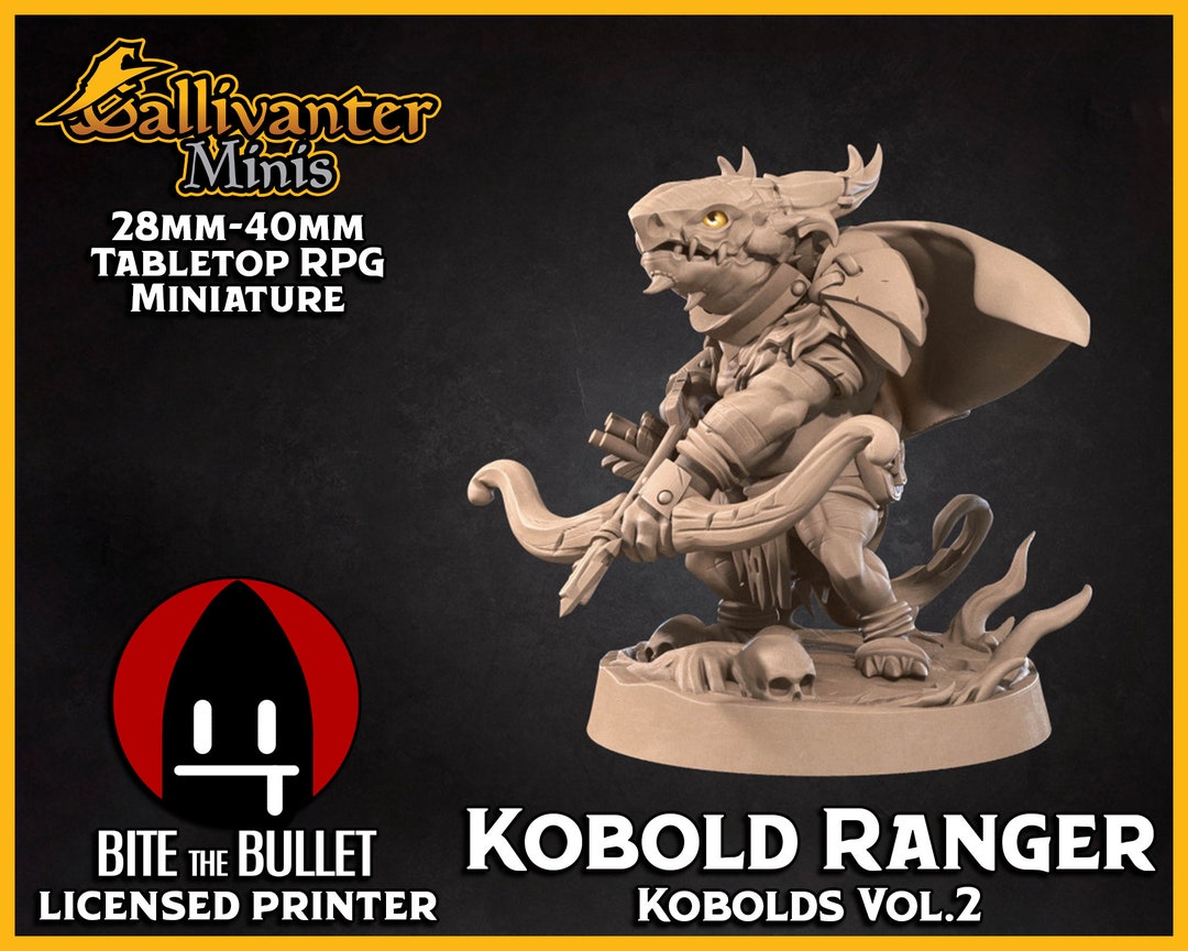 Kobold Ranger Bite the Bullet: Kobolds Vol.2 28mm 32mm 35mm 40mm Resin ...
