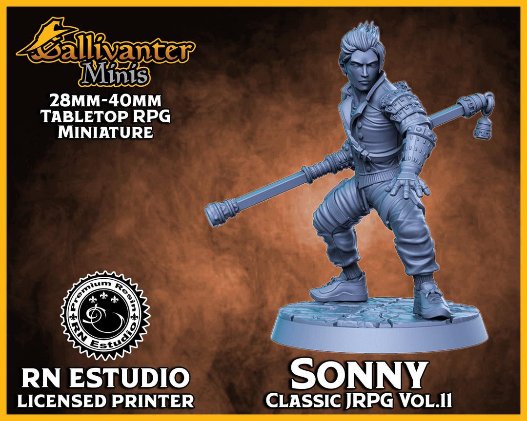 Sonny the Ninja | RN Estudio Classic JRPG Vol. 11 | 28mm 32mm 35mm 40mm ...