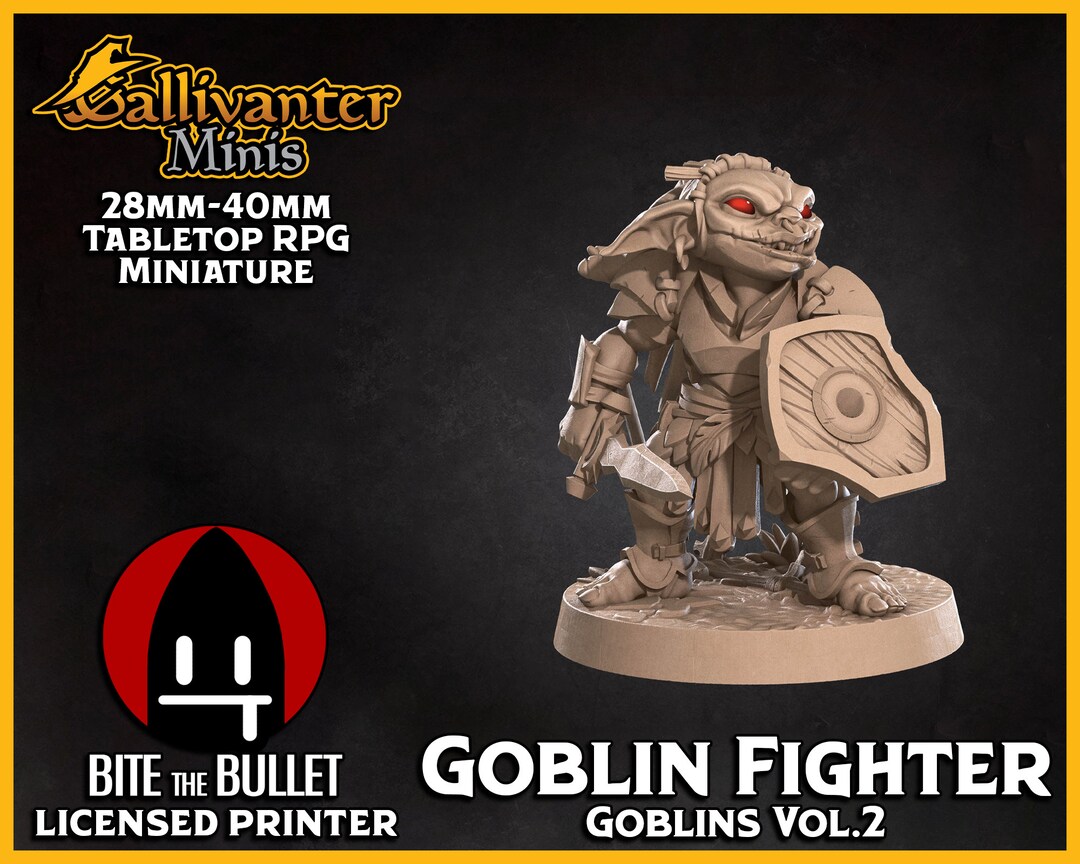 Goblin Fighter Bite the Bullet: Goblins Vol.02 28mm 32mm 35mm 40mm ...