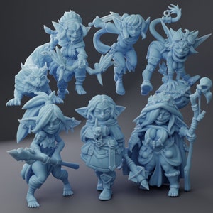 Holly, the Goblin Cleric W/ Pin-up Option Twin Goddess Miniatures ...