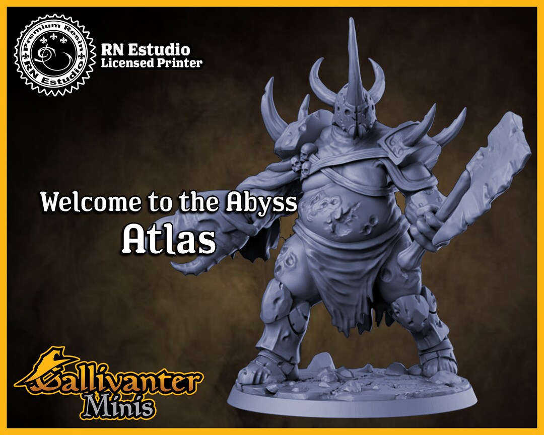 Atlas the Nurgle Lord RN Estudio: Welcome to the Abyss 28mm 32mm 35mm ...