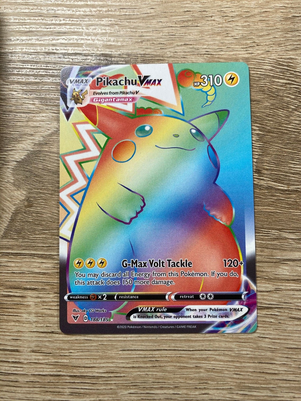 Pikachu Vmax Card English Pikachu Vmax Card English