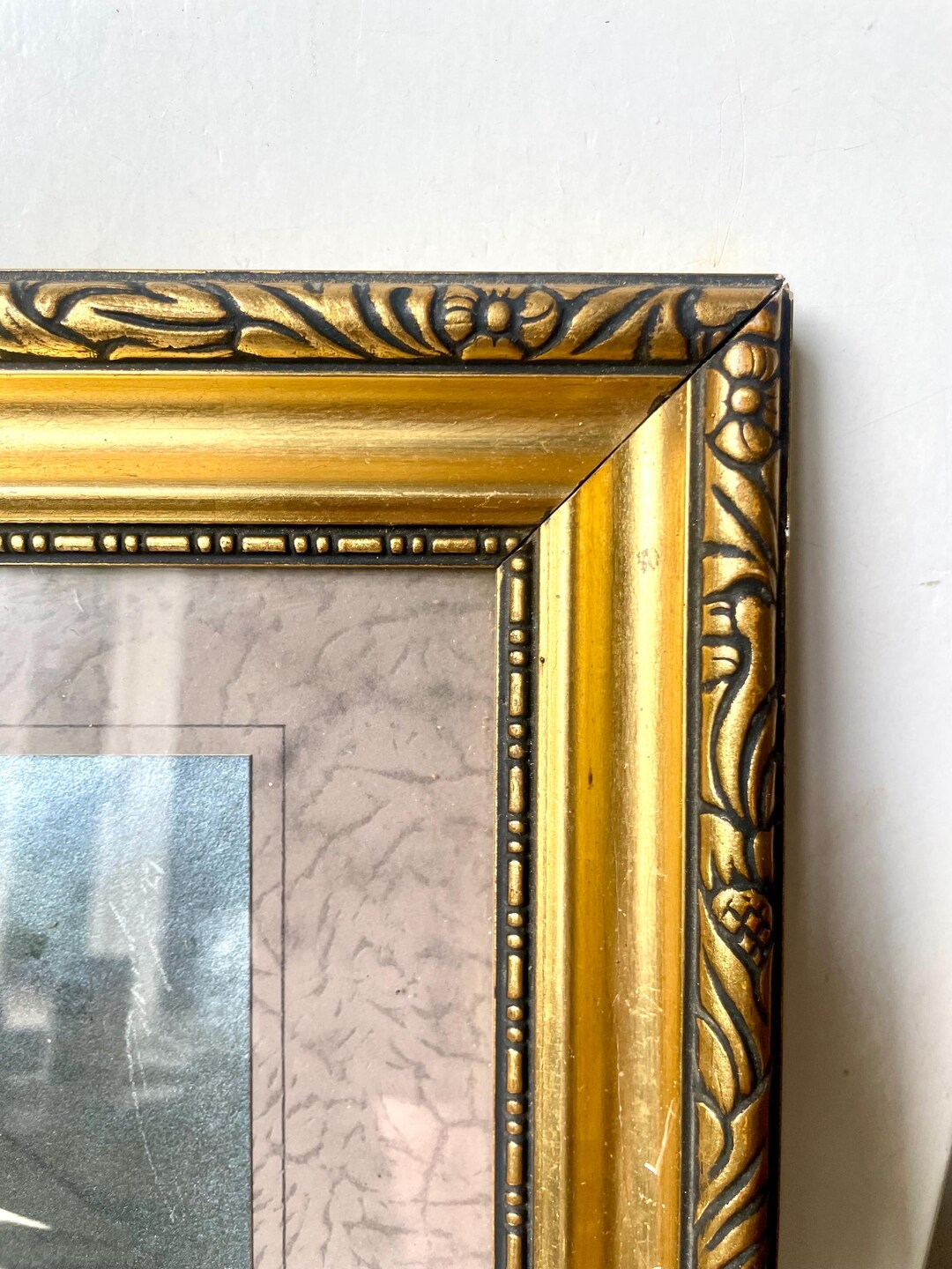 Antique Frame Gilded Wood Measurements 37.5 Cm X 31 Cm Opening 29 Cm X ...