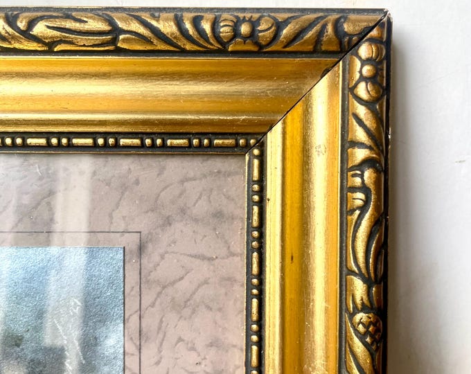 Antique Frame Gilded Wood Measurements 37.5 Cm X 31 Cm Opening 29 Cm X ...