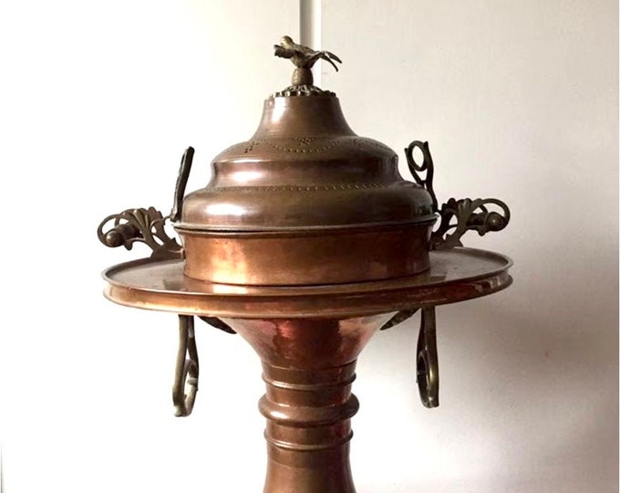 Ottoman Turkish Copper Brazier Mangal Antique - Etsy
