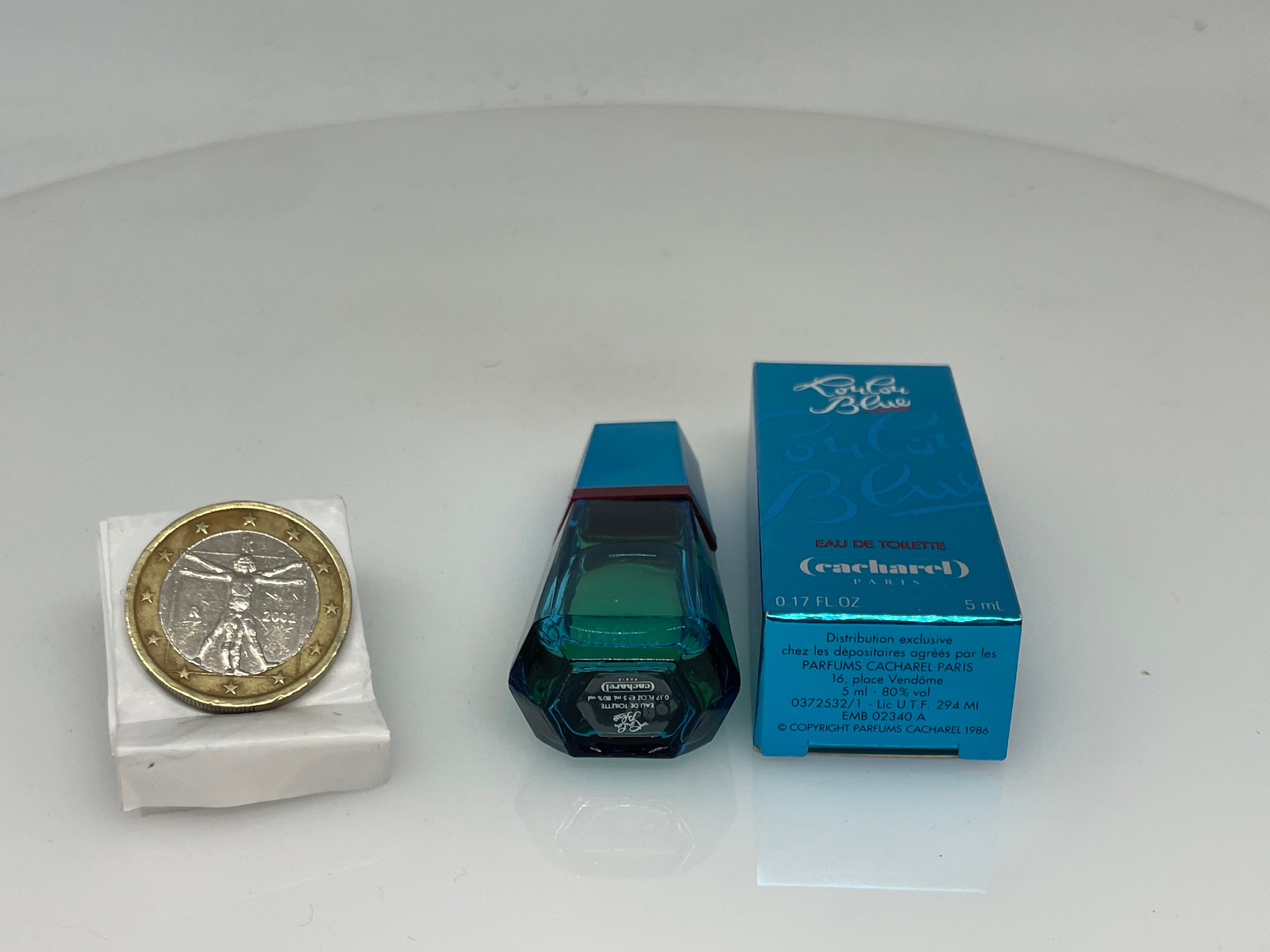 Loulou Blue Cacharel Vintage Eau De Parfum 5 Ml MINIATURE - Etsy