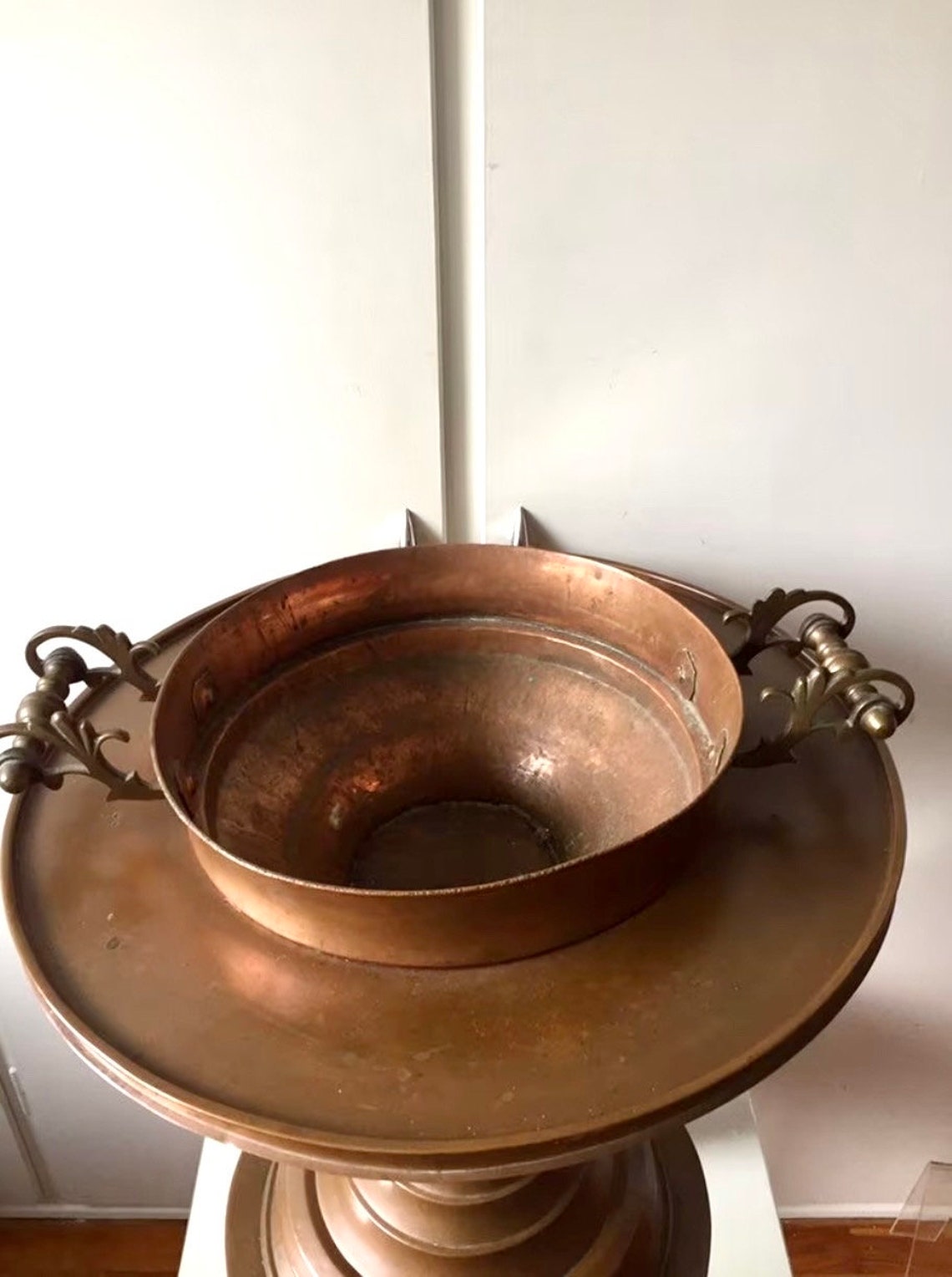 Ottoman Turkish Copper Brazier Mangal Antique - Etsy